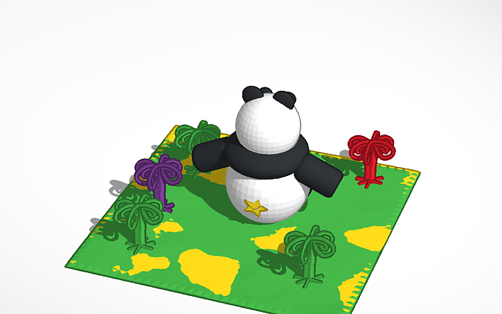 3D design Panda | Tinkercad