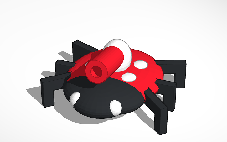 3D design cannon bug - Tinkercad