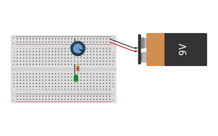 Circuit Design Led With Potentiometer Tinkercad
