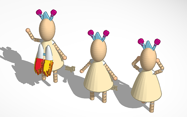 3D design Yadplanetli uşaq - Tinkercad