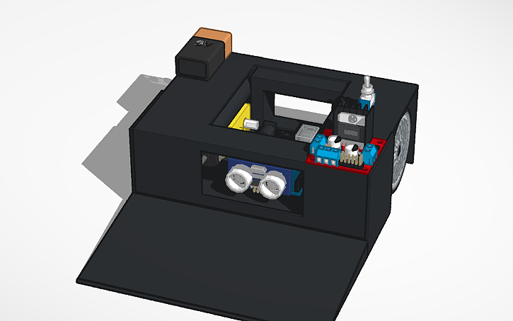 3D design BASE SUMO ARDUINO - Tinkercad