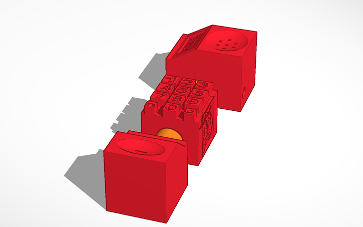 3D design Snoop Frog's Original Digital BRICK PHONE - Tinkercad