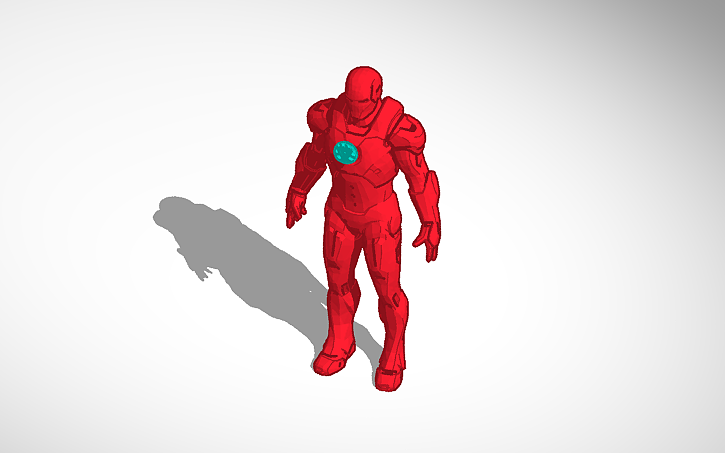 3D design Iron Man Suit - Tinkercad