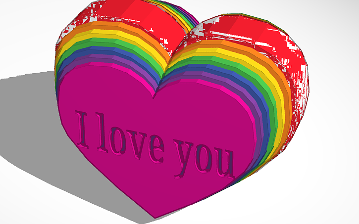 3D design 3d heart | Tinkercad