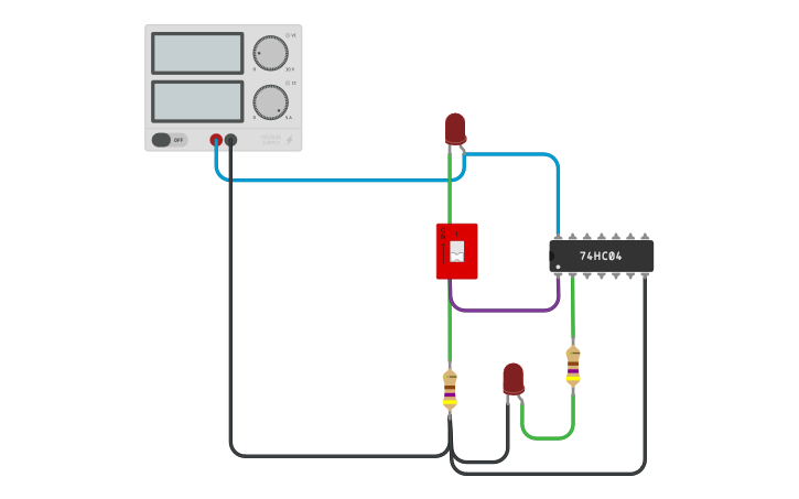 Circuit design Diagrama 1 | Tinkercad