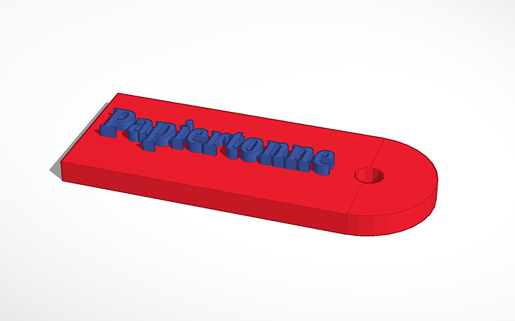 3d Design Customizable Keyring Tinkercad