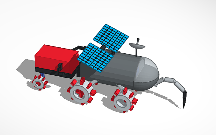 3D design Lunar Rover Design - Tinkercad