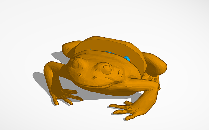 3D design Teh Articulated Frog - Tinkercad