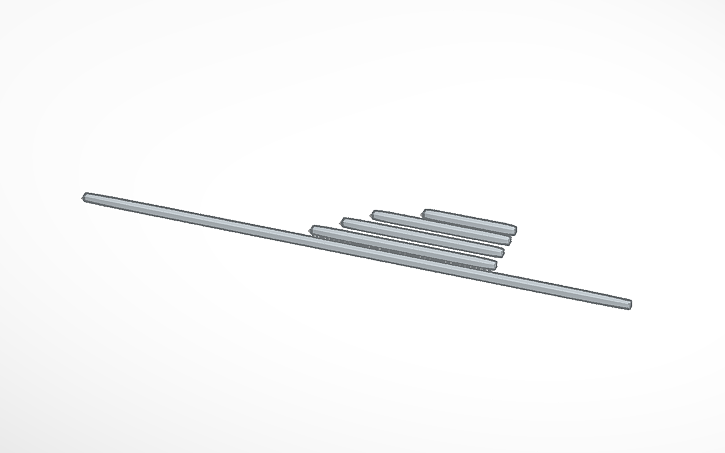 3D design Vex V5 drive shafts Inches - Tinkercad