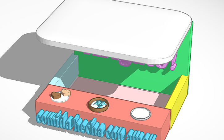 3D design Puesto de Café. - Tinkercad