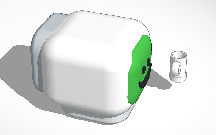 3D design depressed job bot - Tinkercad