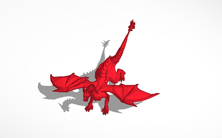3D design Dragon - Tinkercad