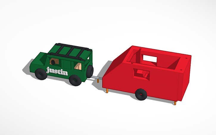 3D design justin's caravan - Tinkercad