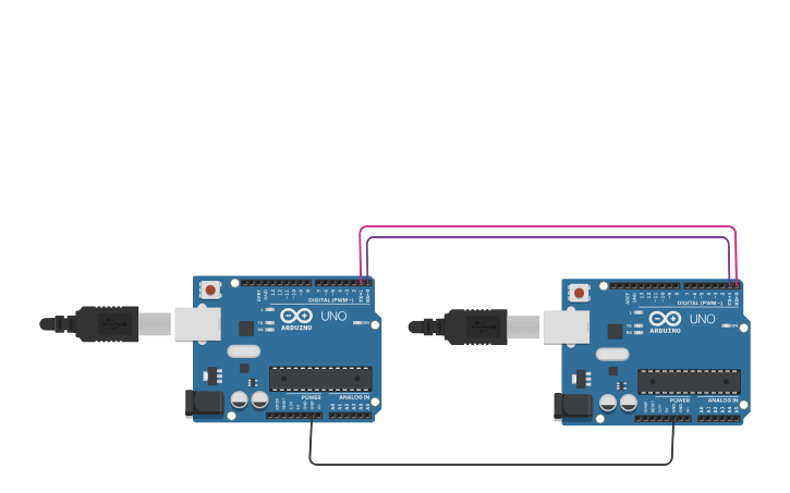 Circuit Design Copy Of Serial Communication Between Two Arduino Tinkercad 3870