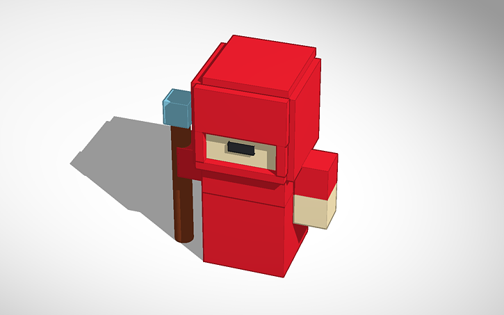 3D design Miniature Mage - Tinkercad