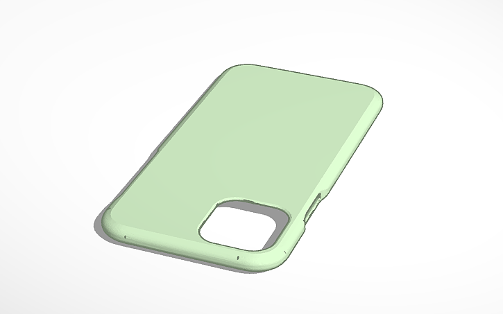3D design Iphone 11 pro case - Tinkercad