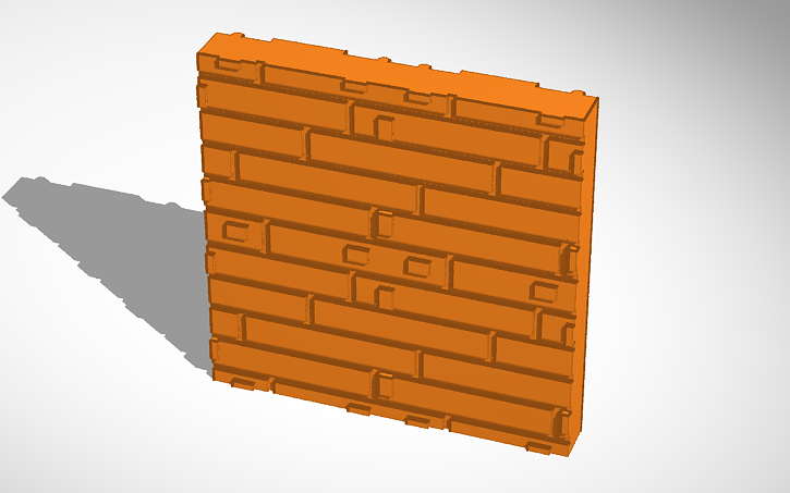 3D design 2x2 Wood Floor | Tinkercad