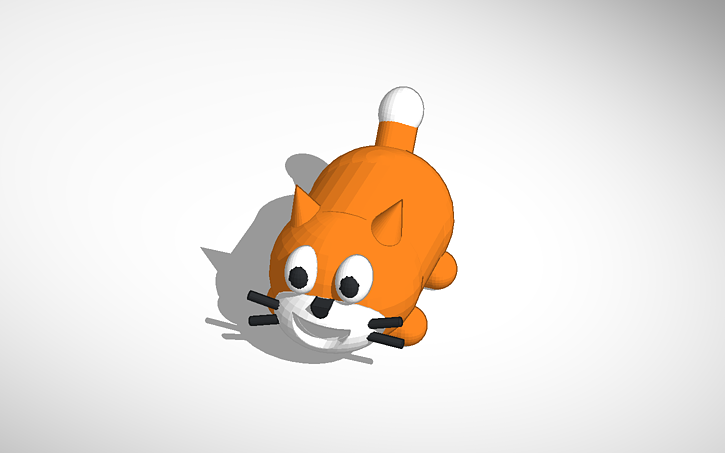 3D design Scratch Cat Tsum Tsum - Tinkercad
