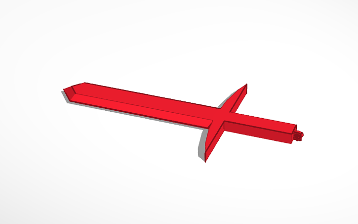 3D design Simple Sword - Tinkercad