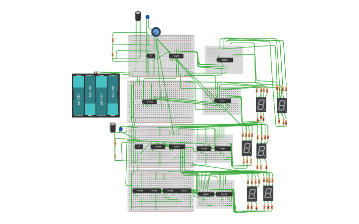 Circuit Design Clock Tinkercad