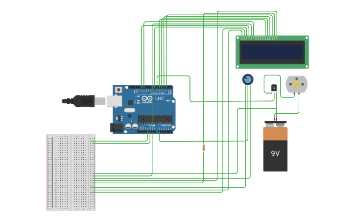 Circuit design DC MOTOR SPEED CONTROL AND ANALOG READ WITH DISPLAY ...