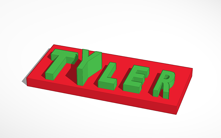 3D design TYLER CCC - Tinkercad