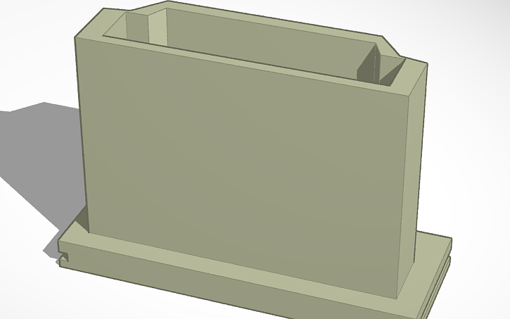 3D design HDMI port cover - Tinkercad