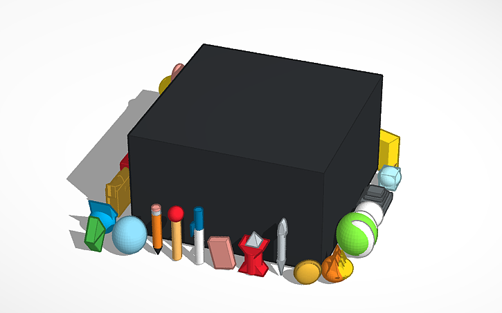 3D design Basically BFDI characters but 3D - Tinkercad