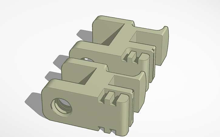 3D design Headphone Desk/Table Clamp - Tinkercad