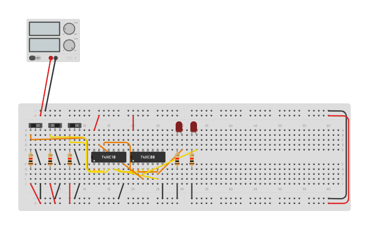 Circuit Design Jk Flipflop Tinkercad