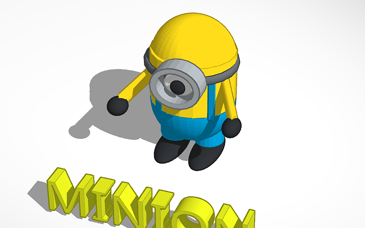 3D design MINION | Tinkercad
