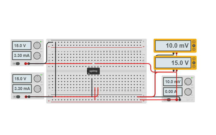 Circuit design Rangkaian Open Loop Non-Inverting Op-Amp_Rahmat Abdil Muttaqin - Tinkercad