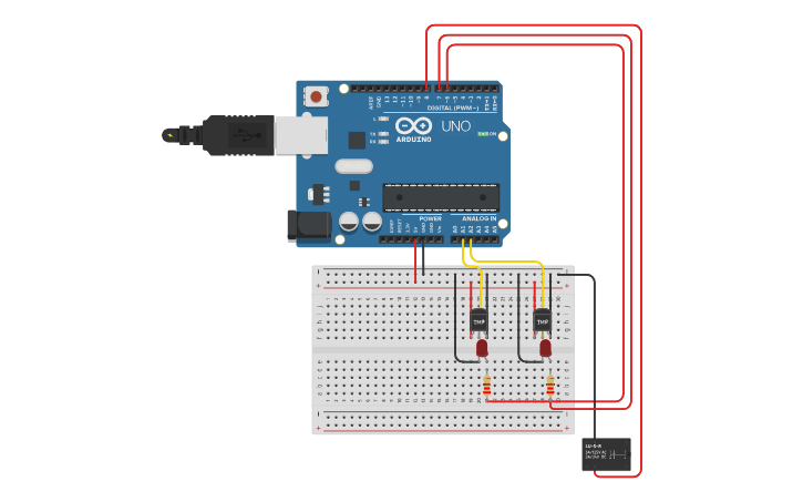 Circuit Design Temperature Controller Tinkercad