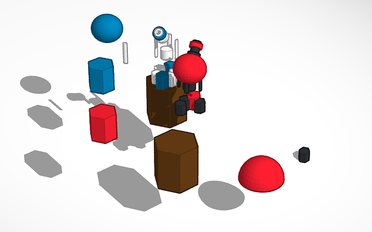 3D design Copy of #poly #chess Poly Cannon : Polygon Chess set (rook ...