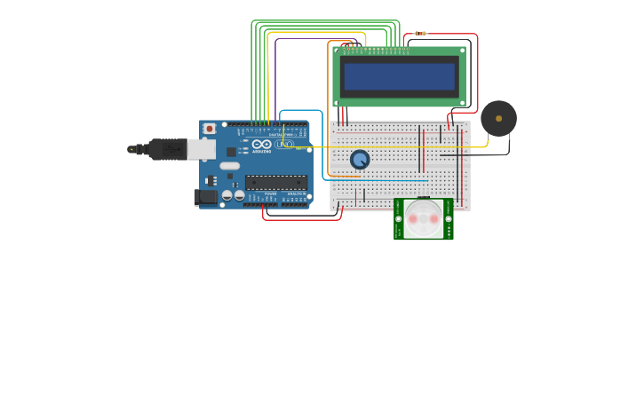 Circuit design Examen de arduinos | Tinkercad Circuit design Examen de arduinos | Tinkercad