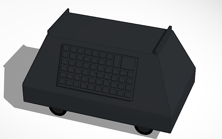 3D design Mouse Droid - Tinkercad