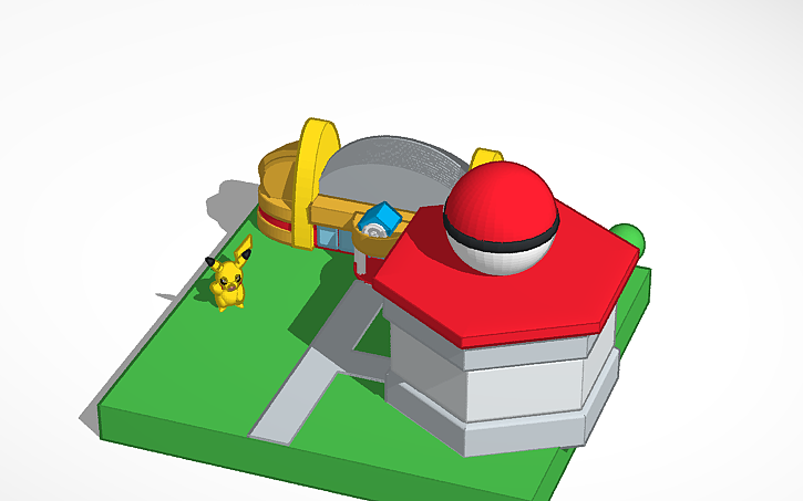 3D design Normal Pokemon Map | Tinkercad