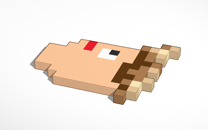 3D design Pixel Art - Tinkercad