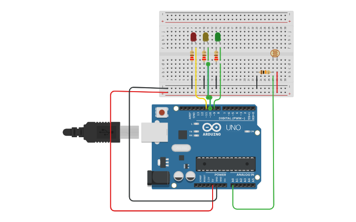 Circuit design 3 desafio | Tinkercad