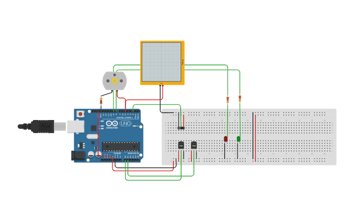Circuit Design Automatic Temperature Control Tinkercad