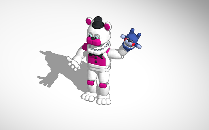 3D design Funtime Freddy - Tinkercad