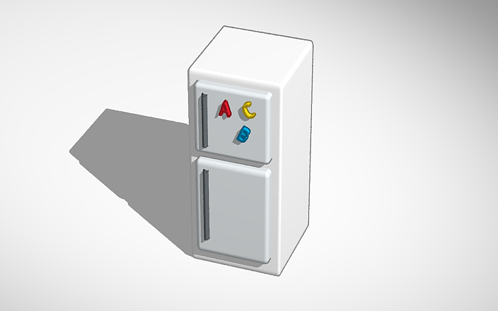 3D design Fridge - Tinkercad