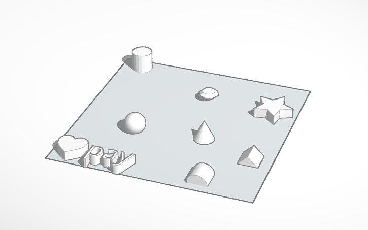 3D design shapes | Tinkercad