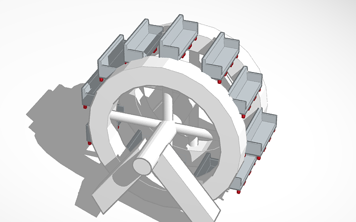 3D design Ferris Wheel - Tinkercad