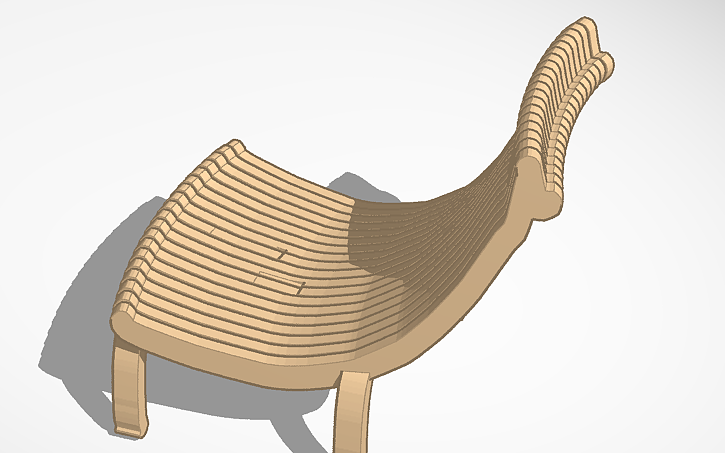 3D design Chair - Tinkercad
