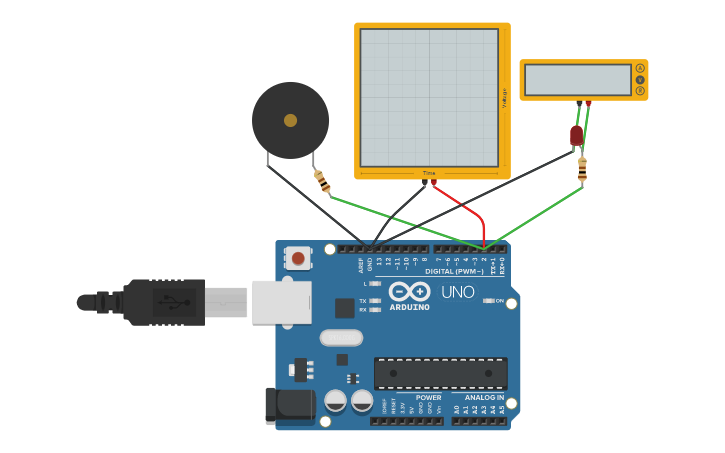 Circuit design tone - Oscilloscope - Tinkercad