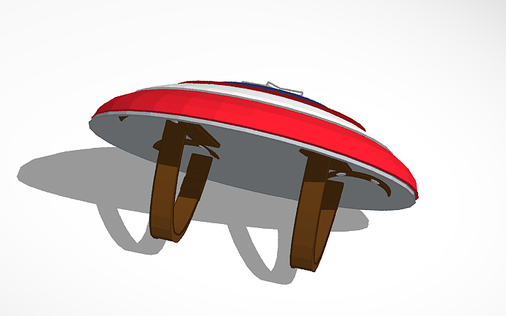 3D design Captain America's Shield - Tinkercad