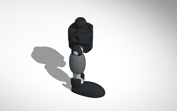 3D design prosthetic leg (brandon vince nick logan) | Tinkercad