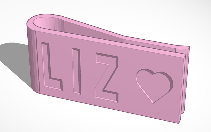 3D design MoneyClip | Tinkercad