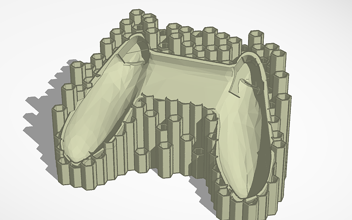 3D design xbox controller stand - Tinkercad